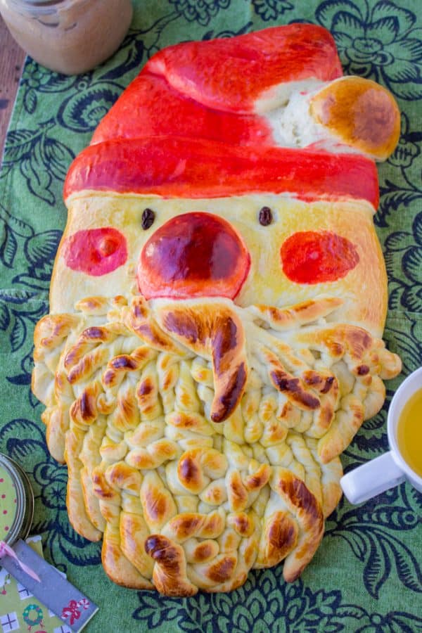 How to Make Golden Santa Bread (Tutorial) - The Food Charlatan