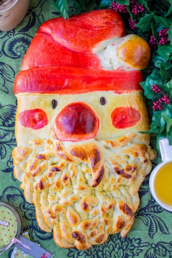 How to Make Golden Santa Bread (Tutorial) - The Food Charlatan
