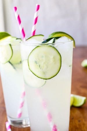 Easy Cucumber Lime Punch - The Food Charlatan