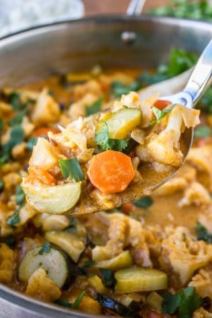 Easy One Pot Vegetable Curry (6 Ingredients!) - The Food Charlatan