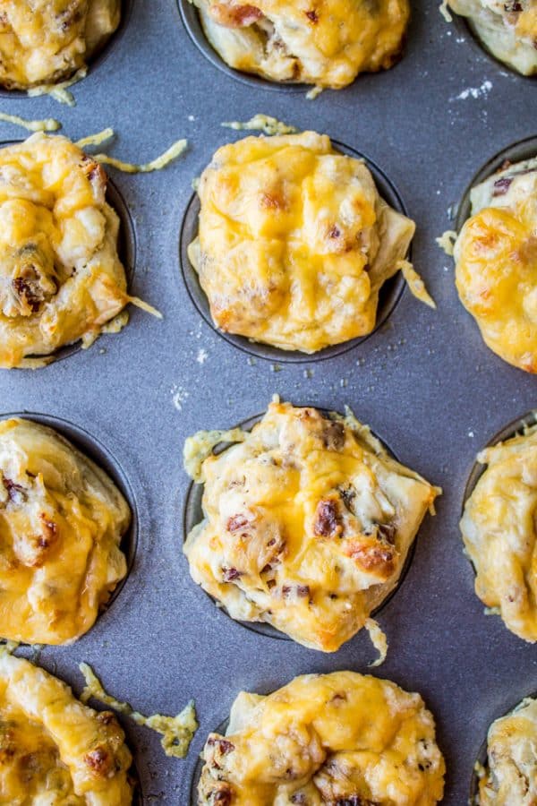 Cheesy Bacon Ranch Puffs - The Food Charlatan