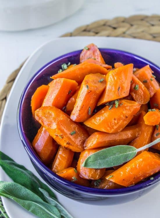 Slow Cooker Brown Butter Glazed Carrots - The Food Charlatan