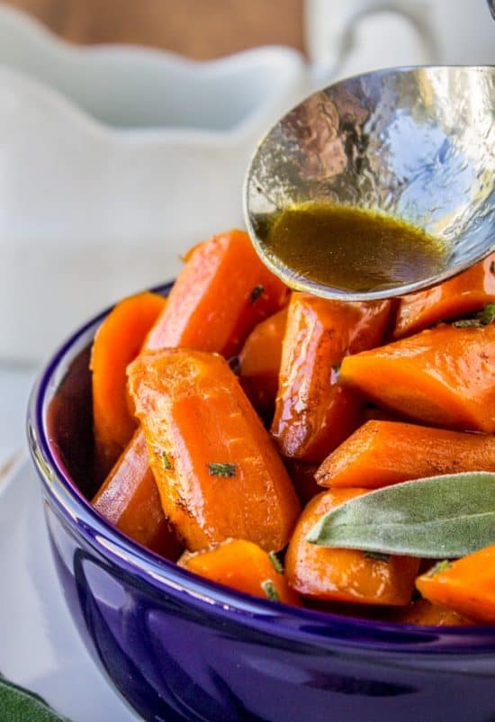 Slow Cooker Brown Butter Glazed Carrots - The Food Charlatan