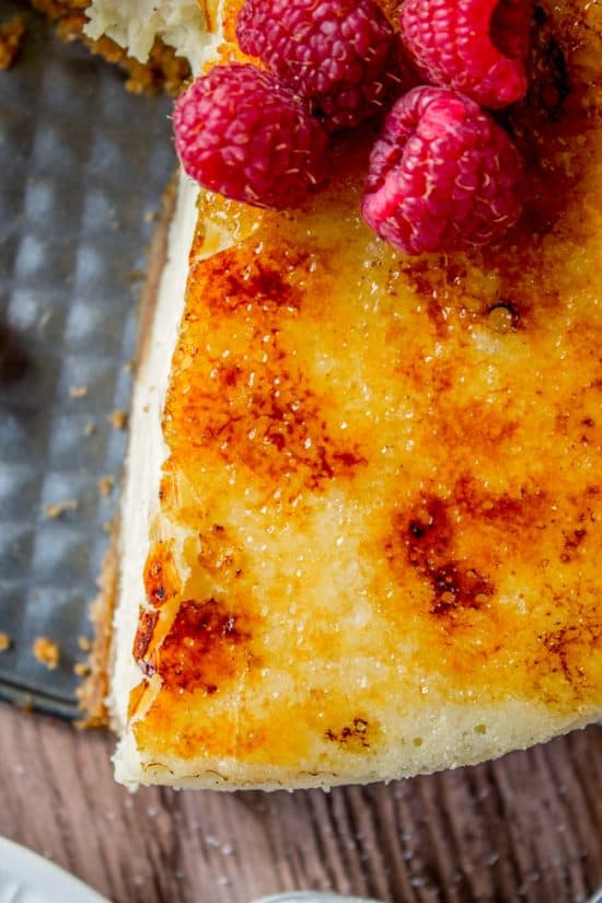 Creme Brulee Cheesecake Recipe - The Food Charlatan