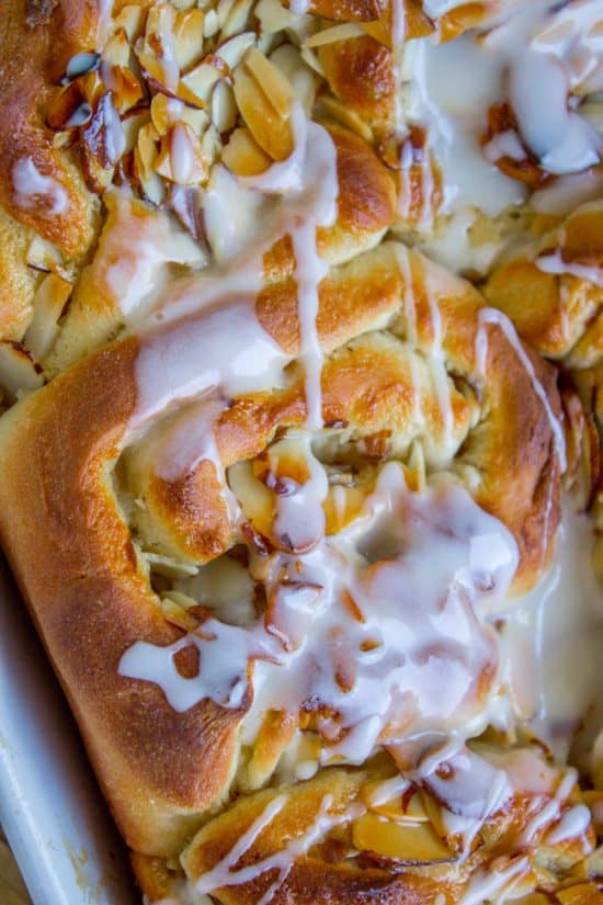 One Hour Almond Sweet Rolls Recipe - The Food Charlatan