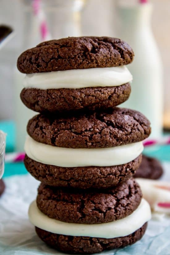 Homemade Oreos (Cake Mix Cookies) - The Food Charlatan