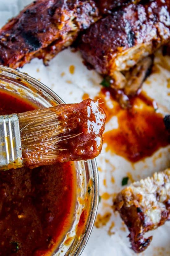 Nana's Fall-Off-The-Bone Ribs and "Barb"-ecue Sauce - The Food Charlatan