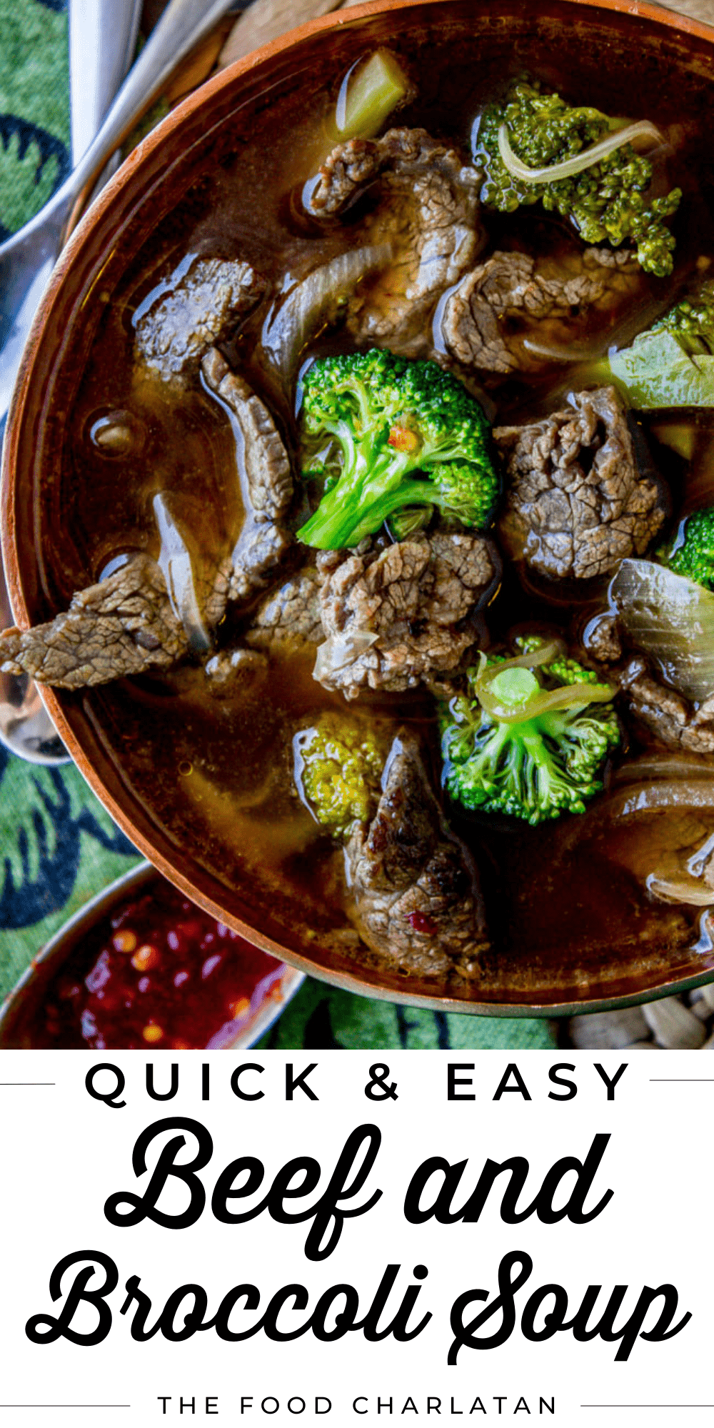 Chinese Beef and Broccoli Soup - The Food Charlatan