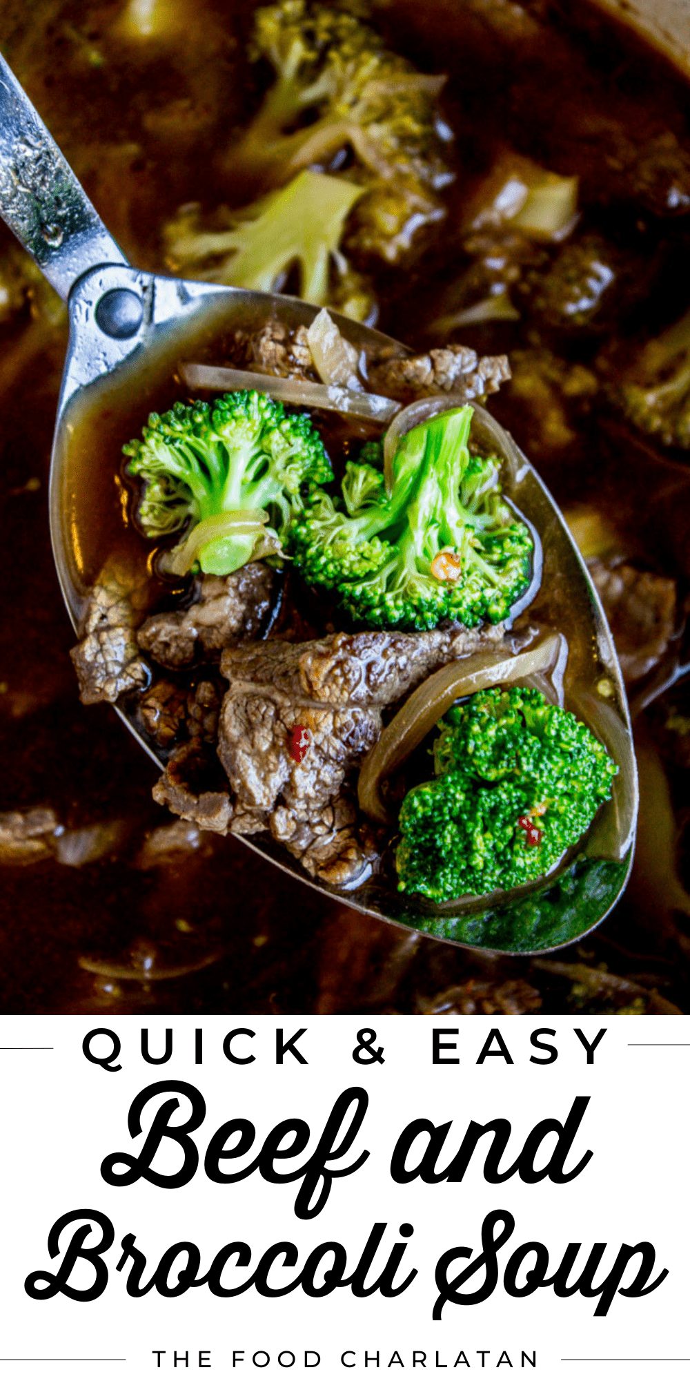 Chinese Beef and Broccoli Soup - The Food Charlatan