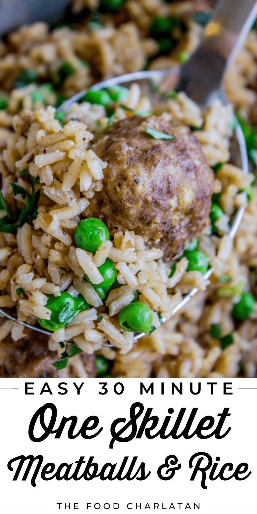 Meatballs and Rice Recipe (One Skillet) - The Food Charlatan