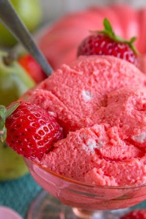 Sea Foam Salad (Creamy Pear Jello) - The Food Charlatan