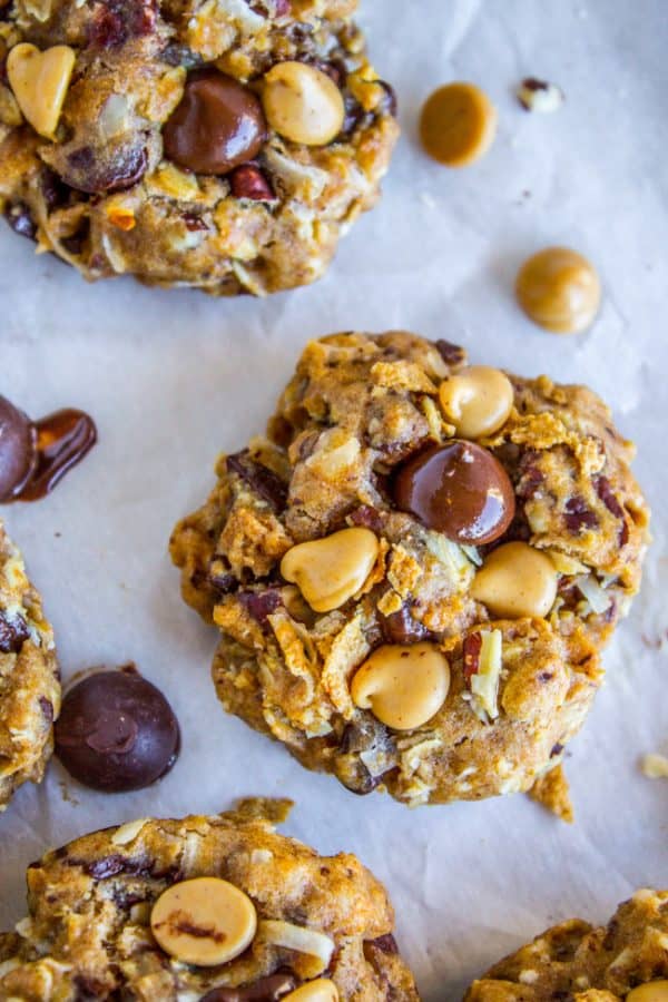 Skinny Texas Cowboy Cookies - The Food Charlatan