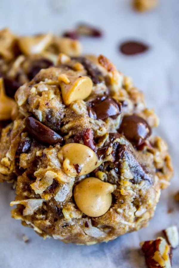 Skinny Texas Cowboy Cookies - The Food Charlatan