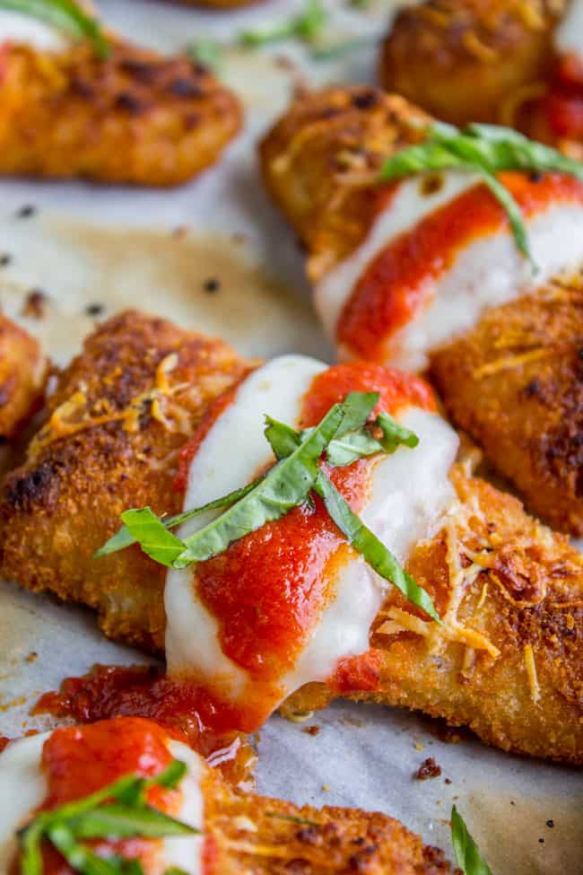 Crispy Fish Parmesan (just like Chicken Parmesan) - The Food Charlatan