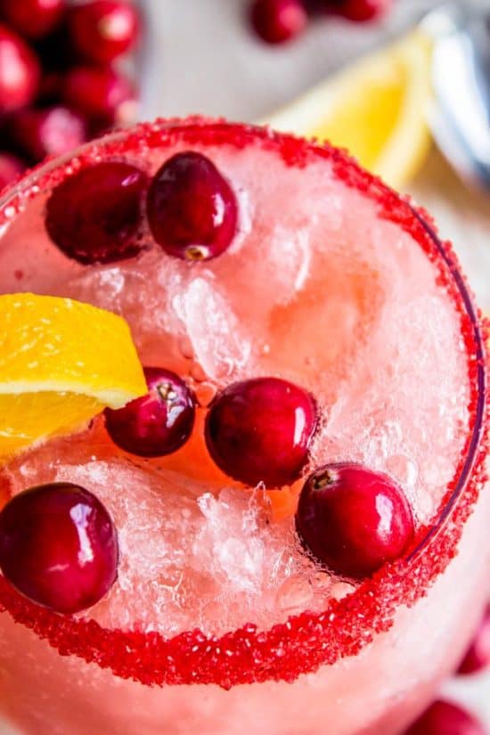 Sparkling Christmas Slush Drink - The Food Charlatan