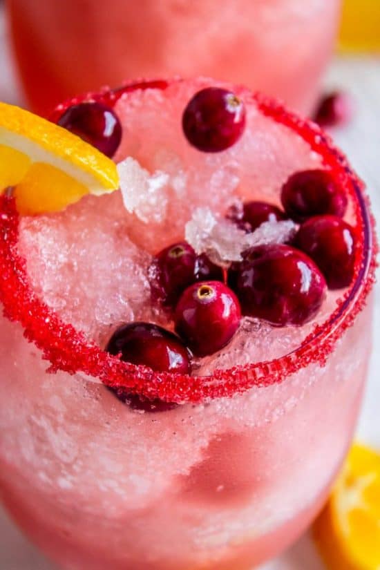 Sparkling Christmas Slush Drink - The Food Charlatan