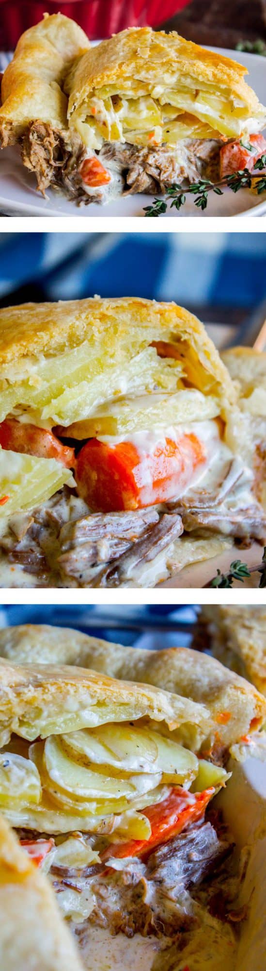 Leftover Roast Beef, Carrot, and Creamy Potato Pie - The Food Charlatan