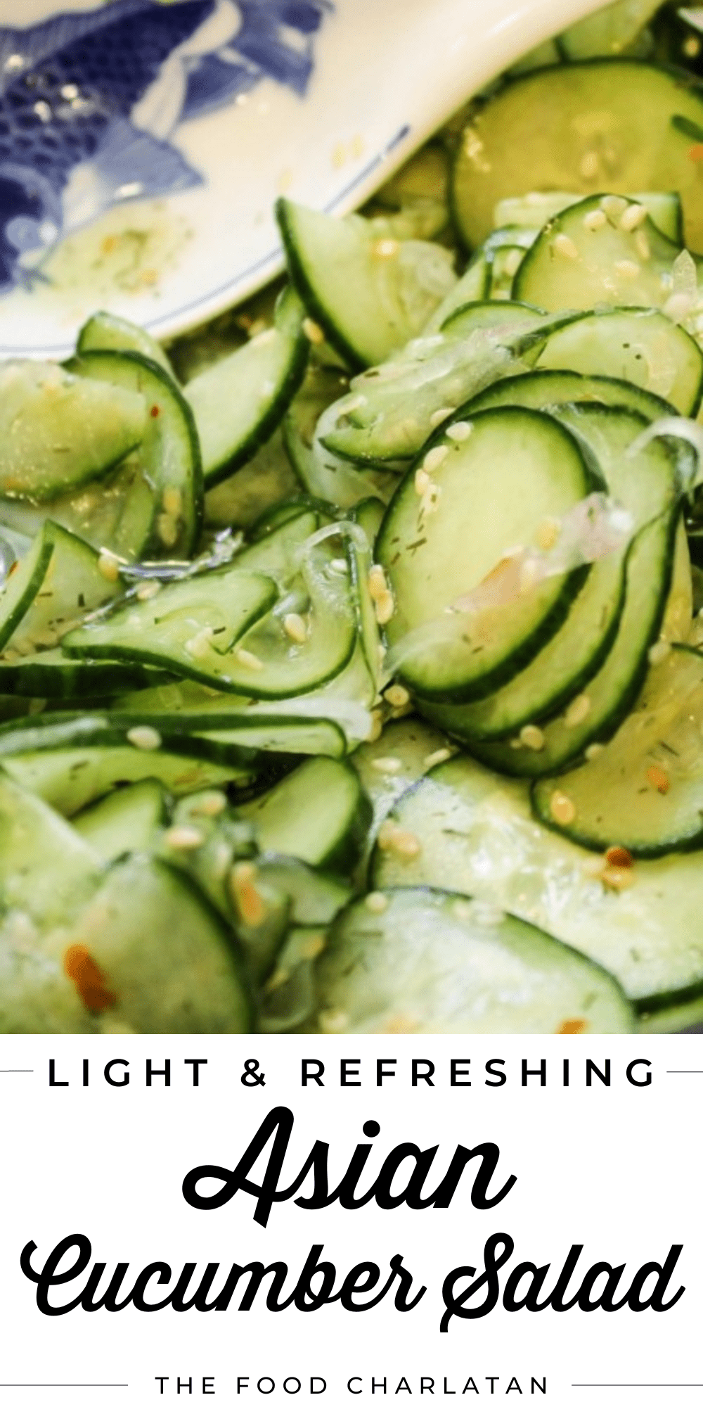 Marinated Asian Cucumber Salad Recipe - The Food Charlatan