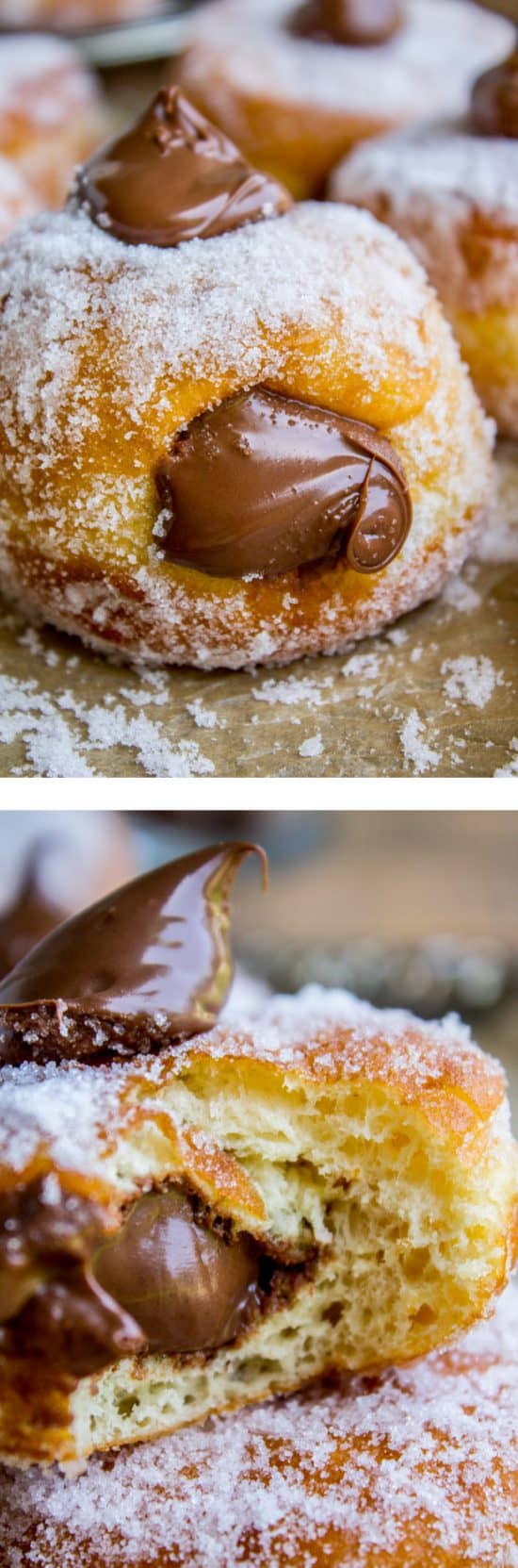 Nutella Filled Donut Recipe - The Food Charlatan