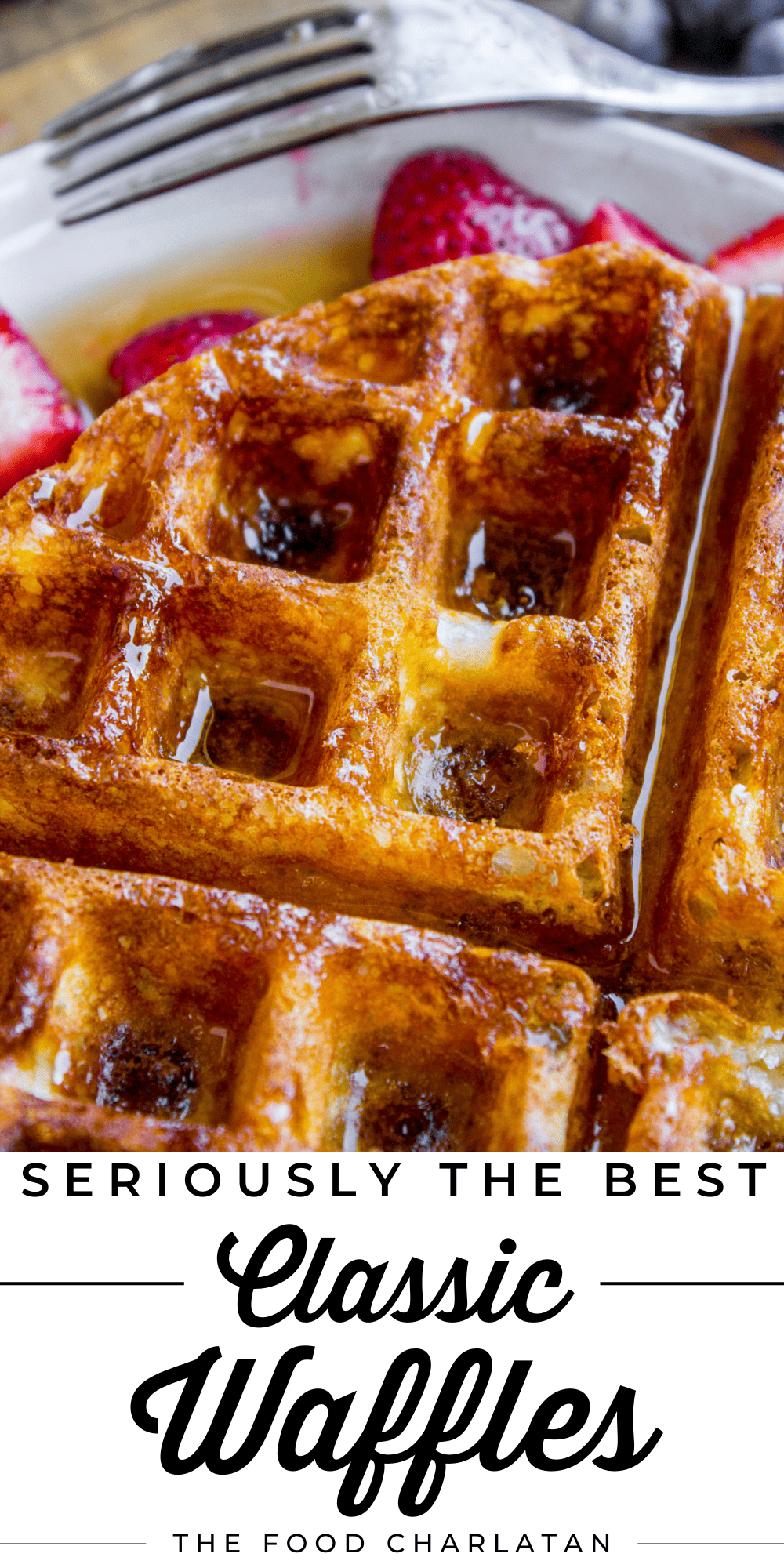 Classic Fluffy Waffle Recipe - The Food Charlatan