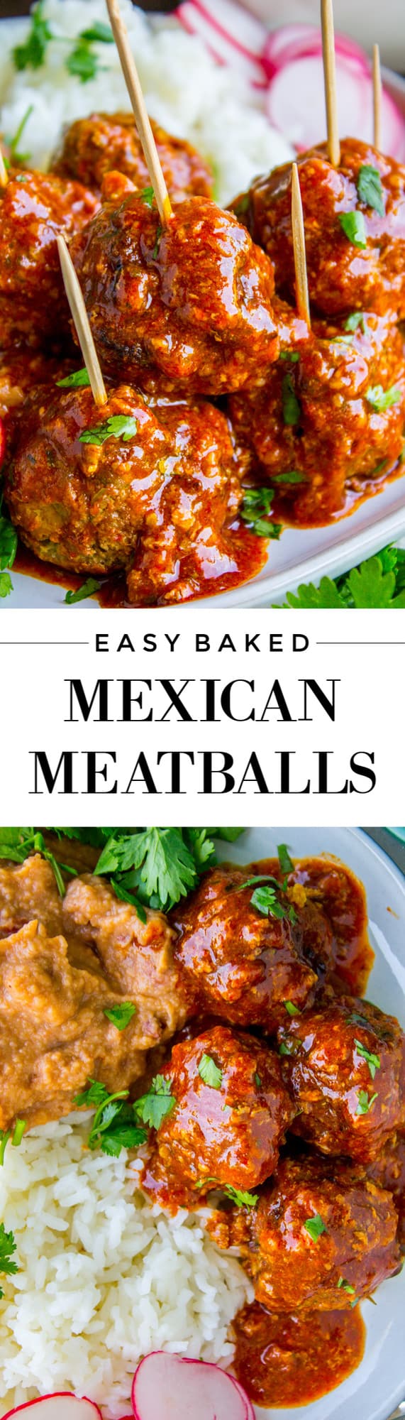 Easy Baked Mexican Meatballs - The Food Charlatan