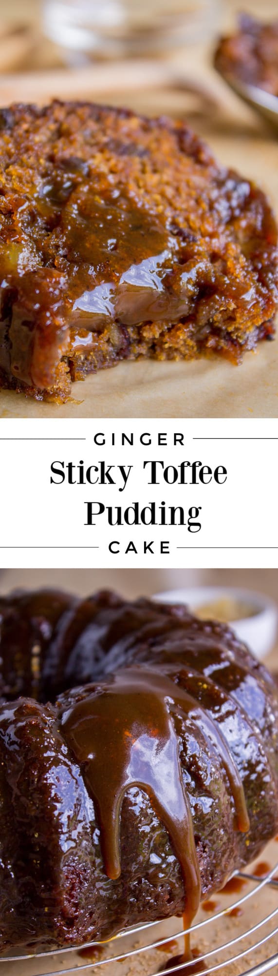 Ginger Sticky Toffee Pudding Cake - The Food Charlatan