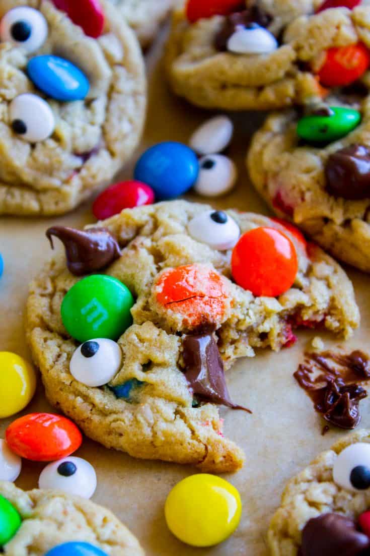Monster Cookies Recipe (Soft and Chewy) - The Food Charlatan