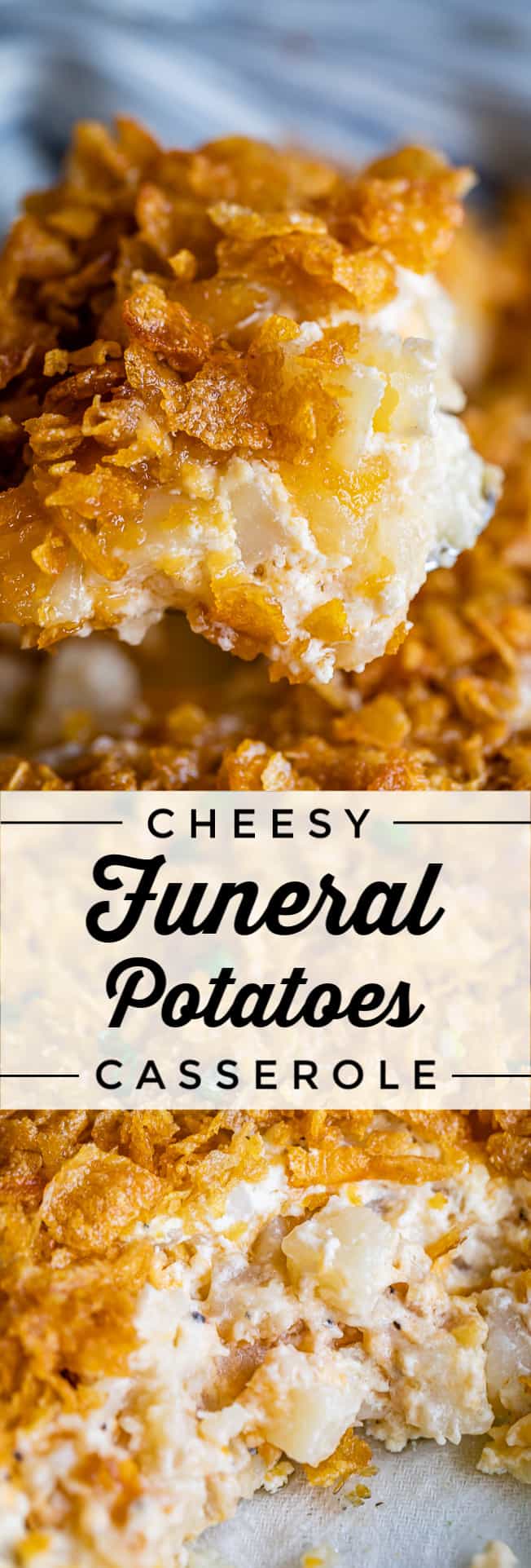 Easy Cheesy Funeral Potatoes Recipe - The Food Charlatan