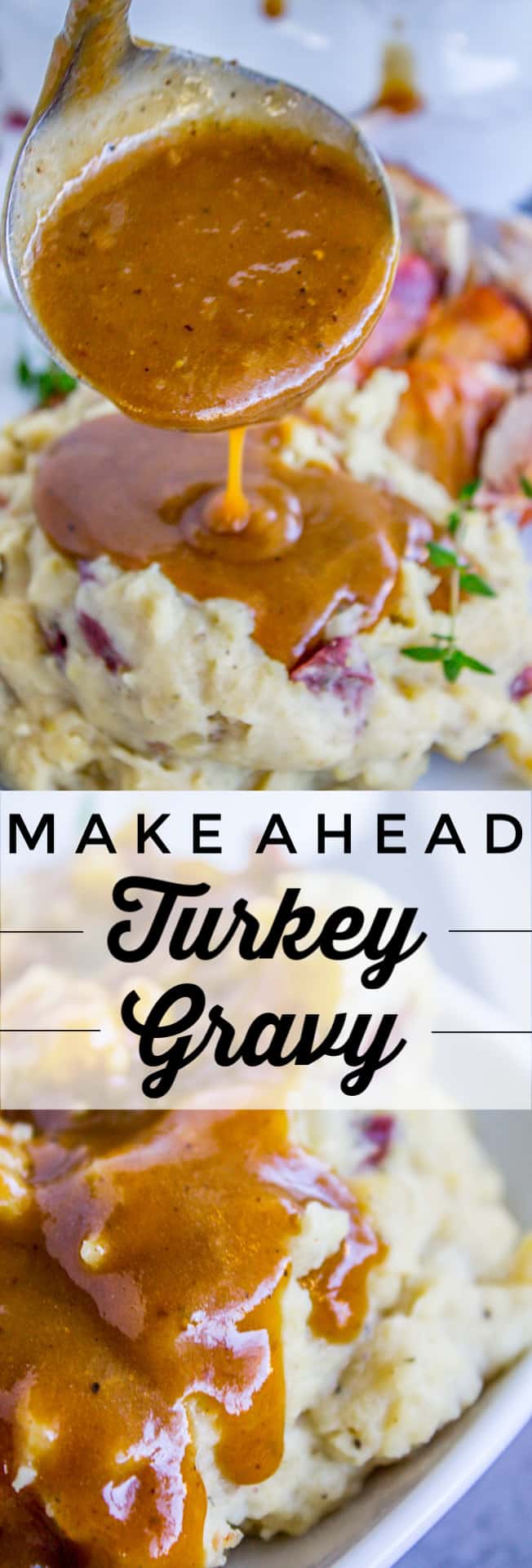 Make Ahead Turkey Gravy for Thanksgiving - The Food Charlatan