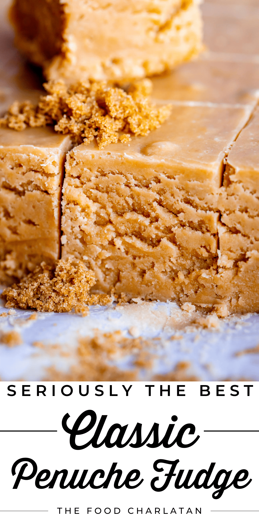 Brown Sugar Fudge (Penuche Fudge) - The Food Charlatan