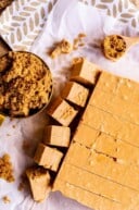 Brown Sugar Fudge (Penuche Fudge) - The Food Charlatan