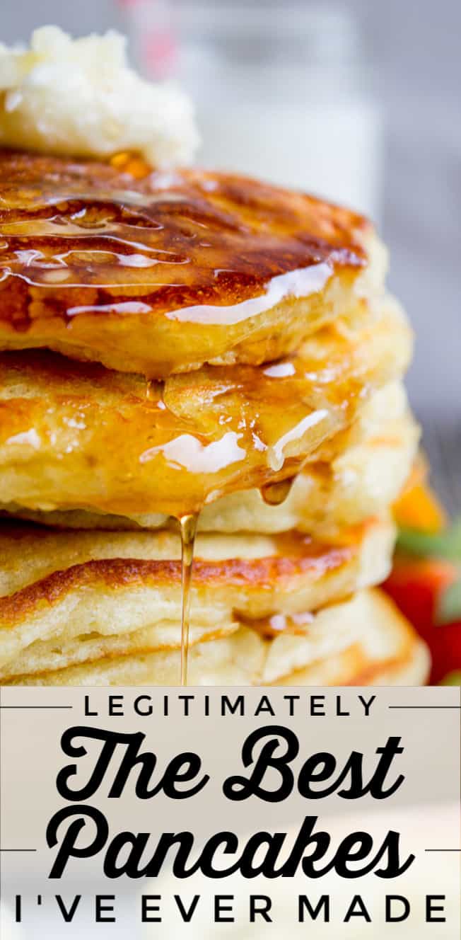Best Fluffy Pancake Recipe EVER - The Food Charlatan