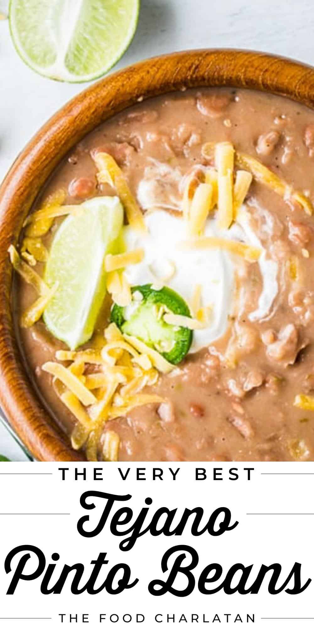 Tejano Beans Recipe (Mexican Pinto Beans) - The Food Charlatan