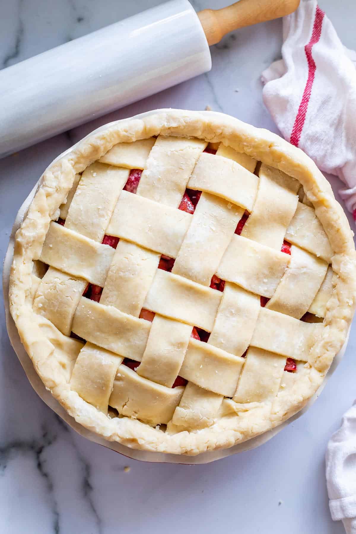 How to Make a Lattice Pie Crust (Step by Step) - The Food Charlatan