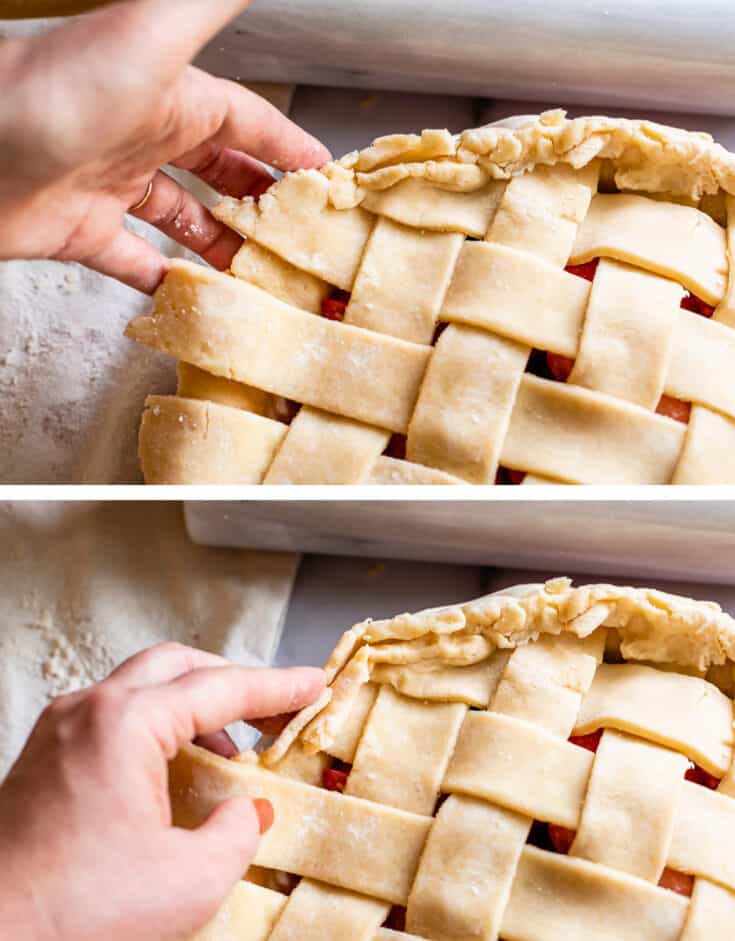 How to Make a Lattice Pie Crust (Step by Step) - The Food Charlatan