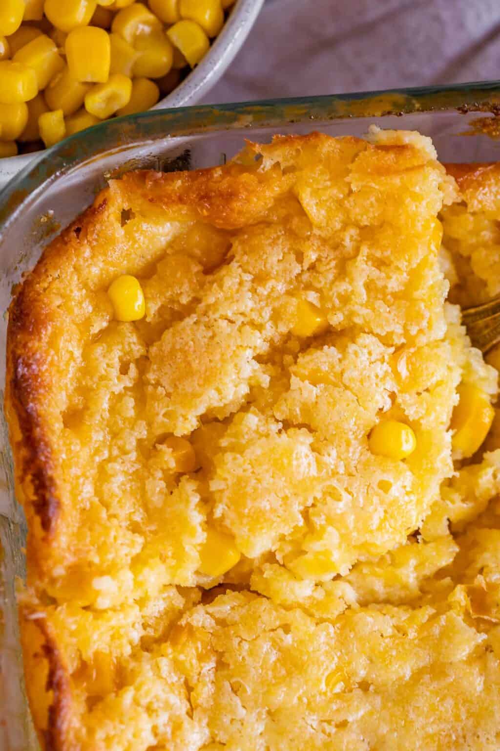 Jiffy Cornbread Casserole - The Food Charlatan