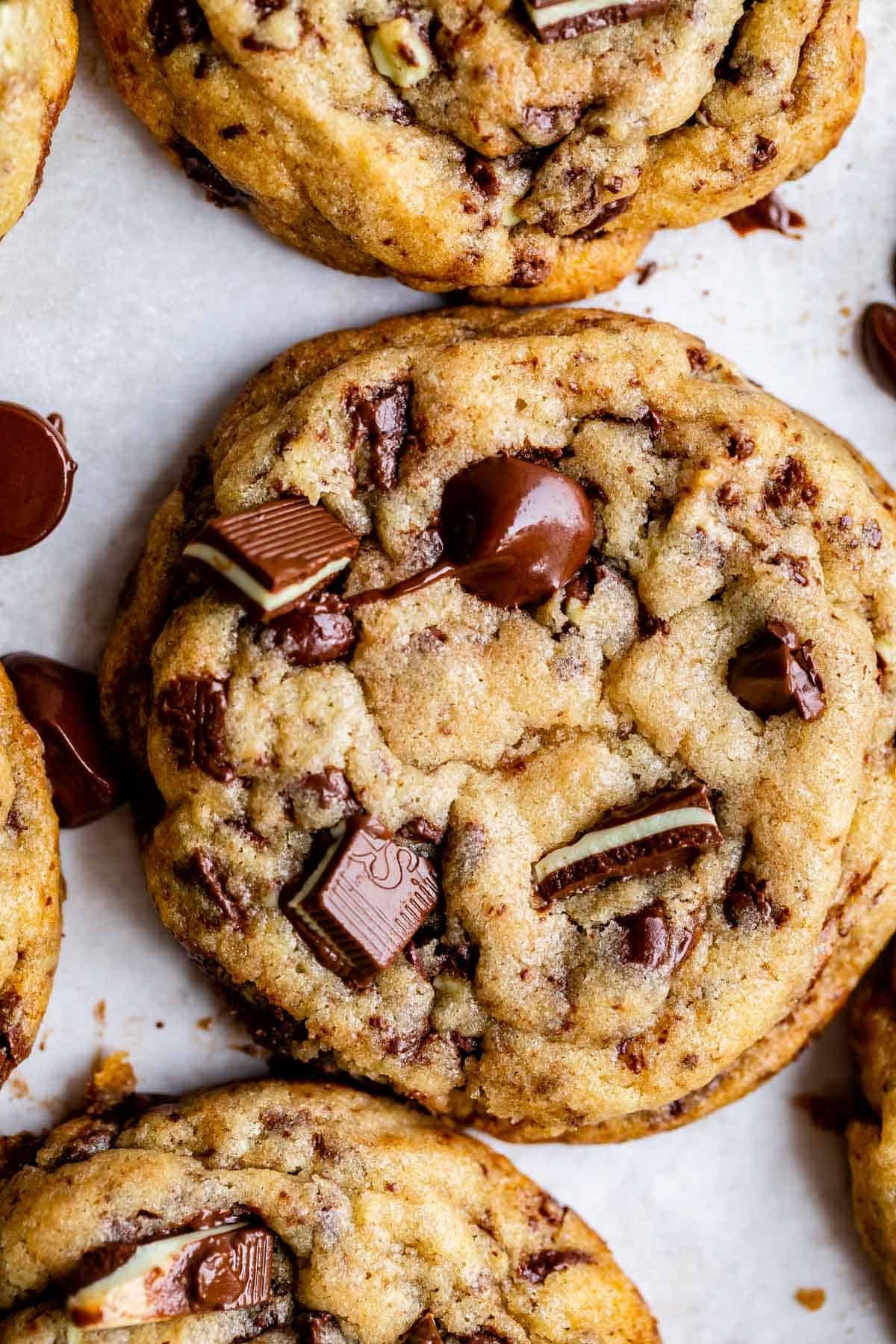 Soft and Chewy Andes Mint Cookies - The Food Charlatan