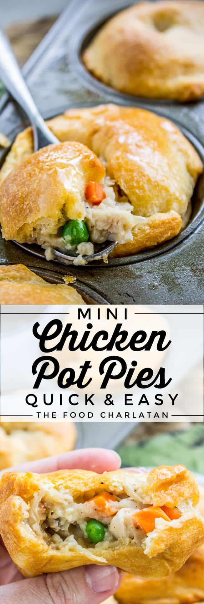 Mini Chicken Pot Pie Recipe - The Food Charlatan
