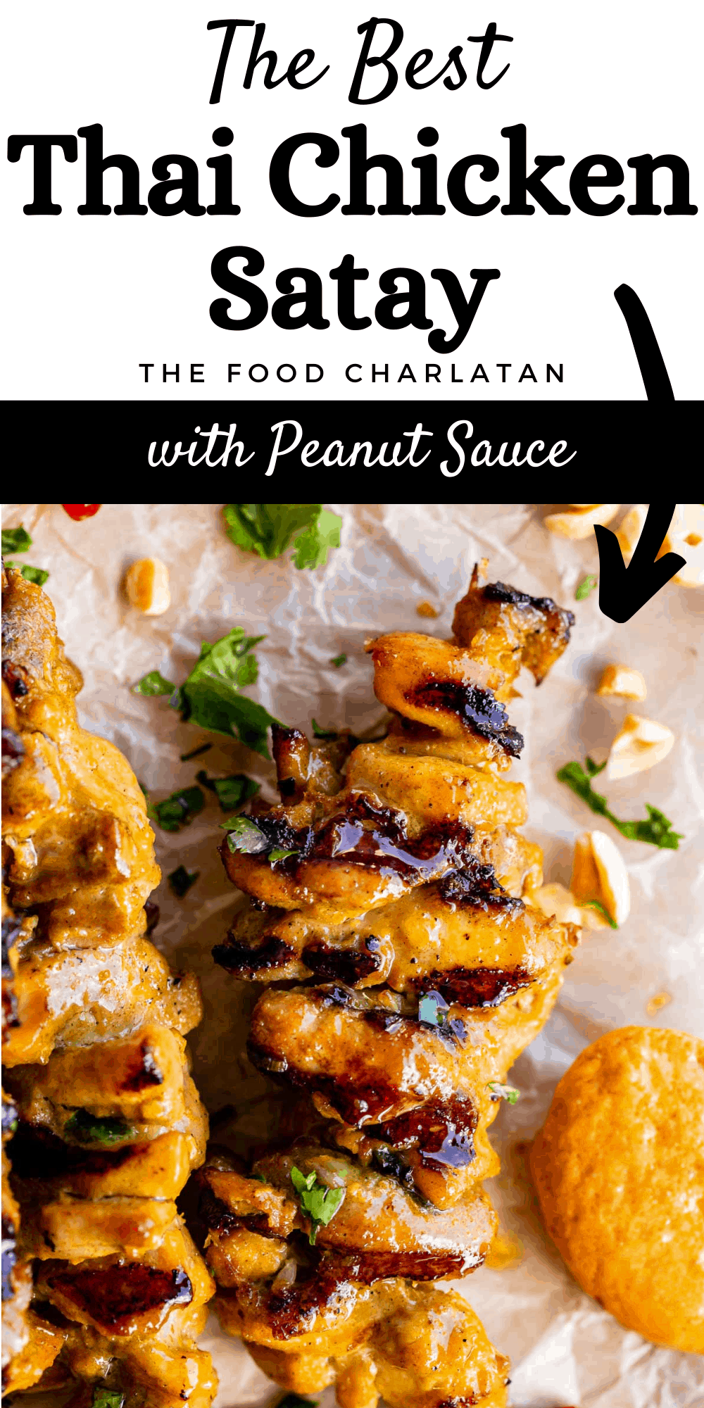 Thai Chicken Satay Skewers - The Food Charlatan