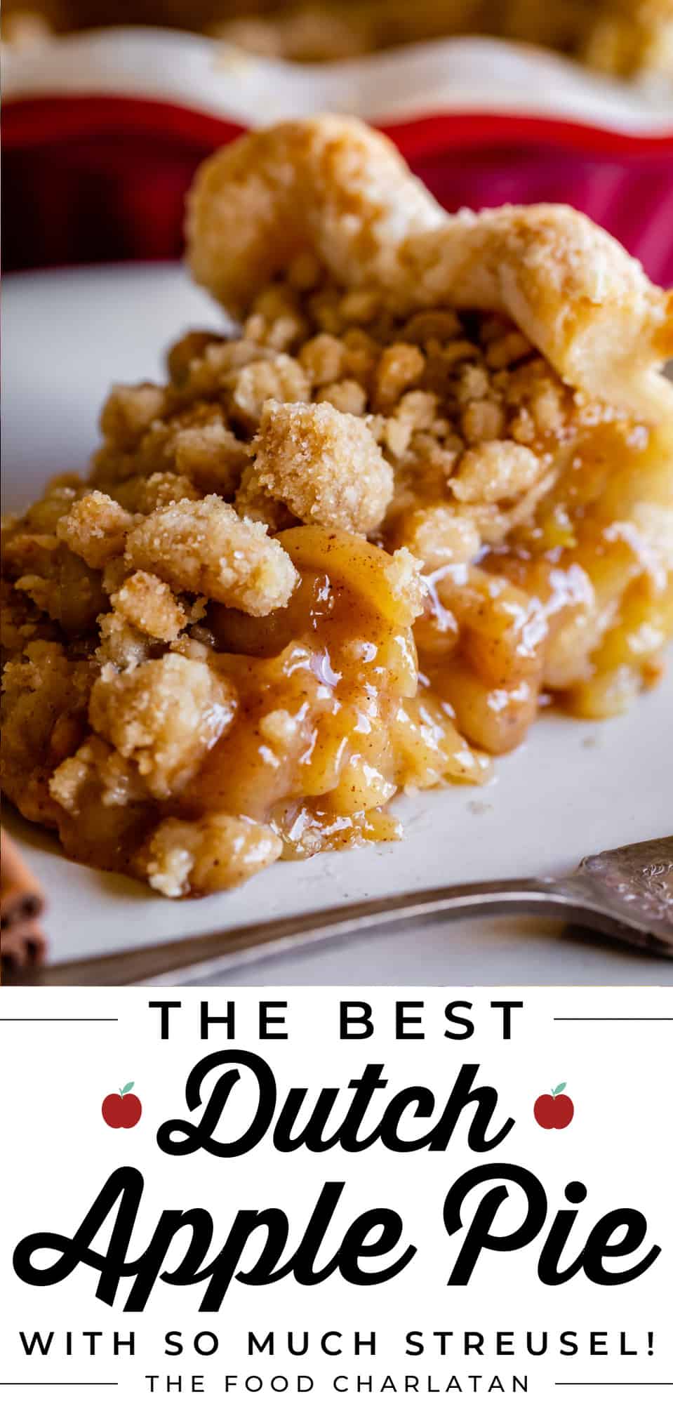 Dutch Apple Pie Recipe with Crumb Topping - The Food Charlatan