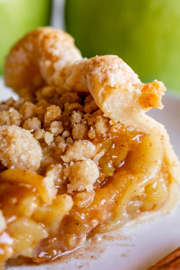 Dutch Apple Pie with Crumb Topping - The Food Charlatan