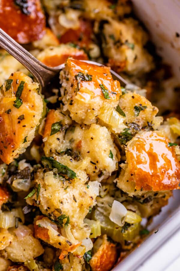 Traditional Thanksgiving Stuffing Recipe - The Food Charlatan