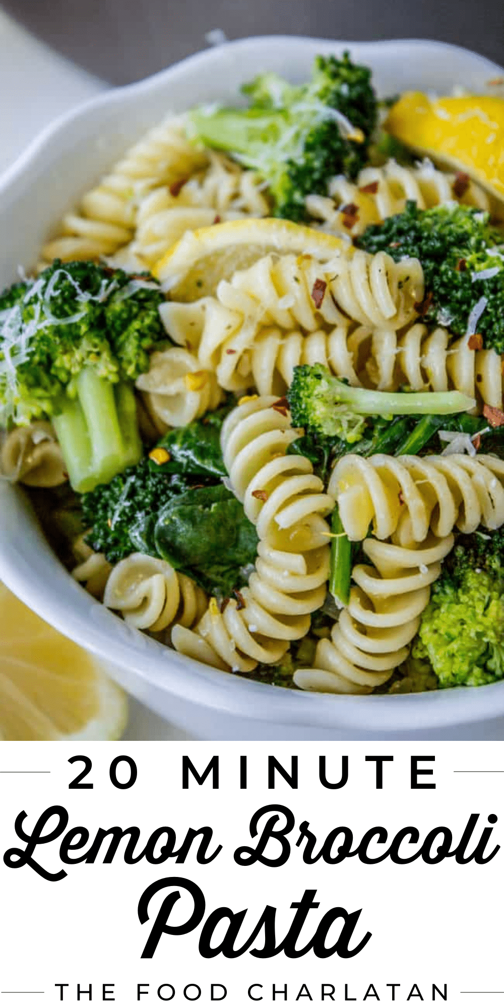 Lemon Broccoli Pasta (One Pot; 20 Mins) - The Food Charlatan