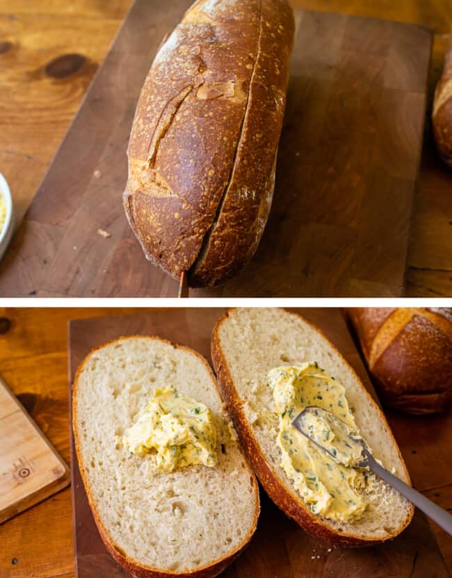 Homemade Garlic Bread - The Food Charlatan