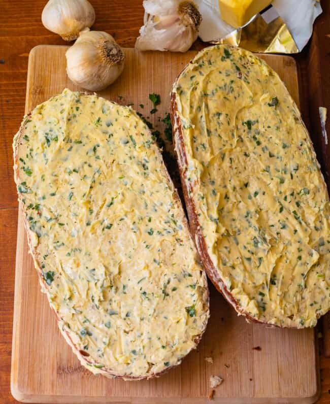 Homemade Garlic Bread - The Food Charlatan