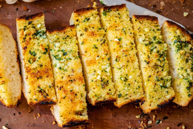 Homemade Garlic Bread - The Food Charlatan
