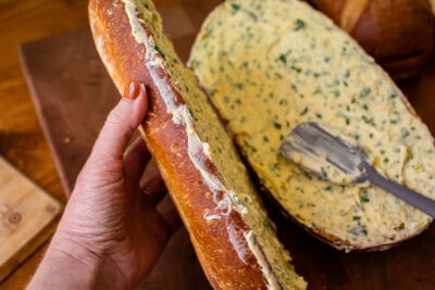 Homemade Garlic Bread - The Food Charlatan