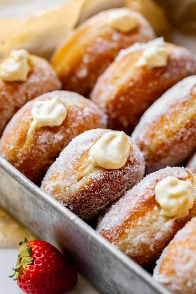 How to Make Bavarian Cream Donuts - The Food Charlatan