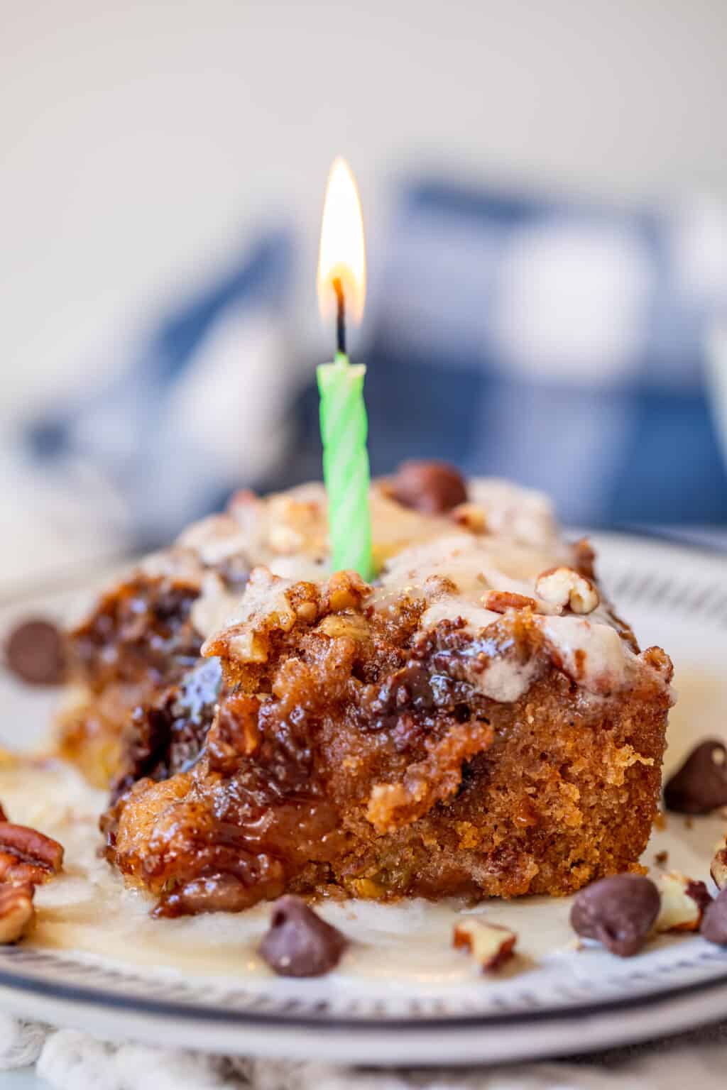 Picnic Cake with Buttermilk Glaze - The Food Charlatan
