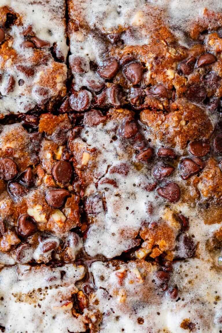 Picnic Cake with Buttermilk Glaze - The Food Charlatan